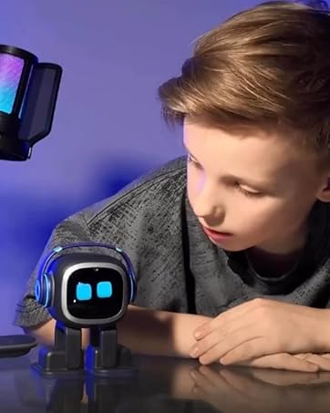 Amazon.com: EMOPET AI Desk Robot Companion - ChatGPT Enabled with Voice Commands & Dance Feature ...