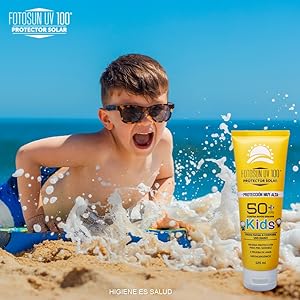FOTOSFOTOSUN UV 100 Kids > Protector Solar Facial y Corporal FPS 50+ UVA/UVB > Hipoalergénico ...