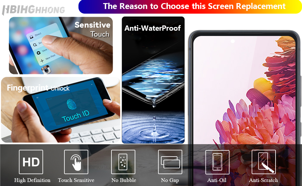 Amazon.com: OLED for Samsung Galaxy S20 FE Screen Replacement for Samsung Galaxy S20 FE 5G LCD ...