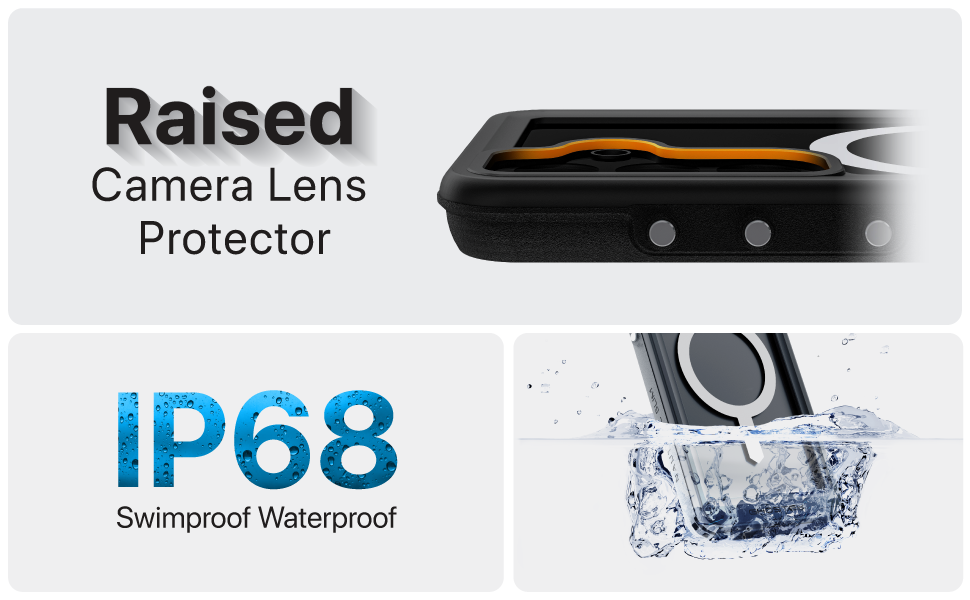 Amazon.com: Ghostek Nautical Slim Samsung Galaxy S25 Ultra Waterproof Case with Screen Protector ...