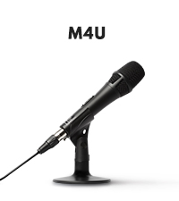 Marantz Professional M4U – Microfono per PC USB con Scheda Audio, Cavo Microfonico e Supporto da ...