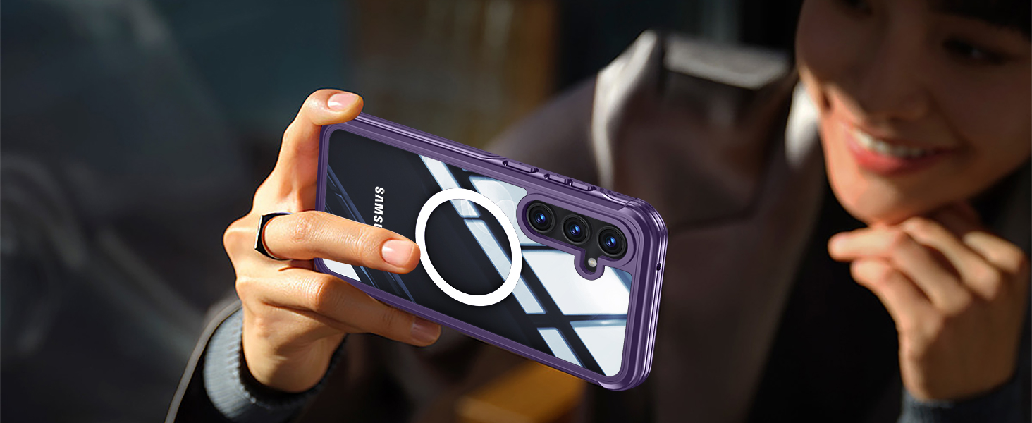 Amazon.com: Oneagle Magnetic for Samsung Galaxy A55 5G Case[360°Full Body Drop-Proof][Built-in ...