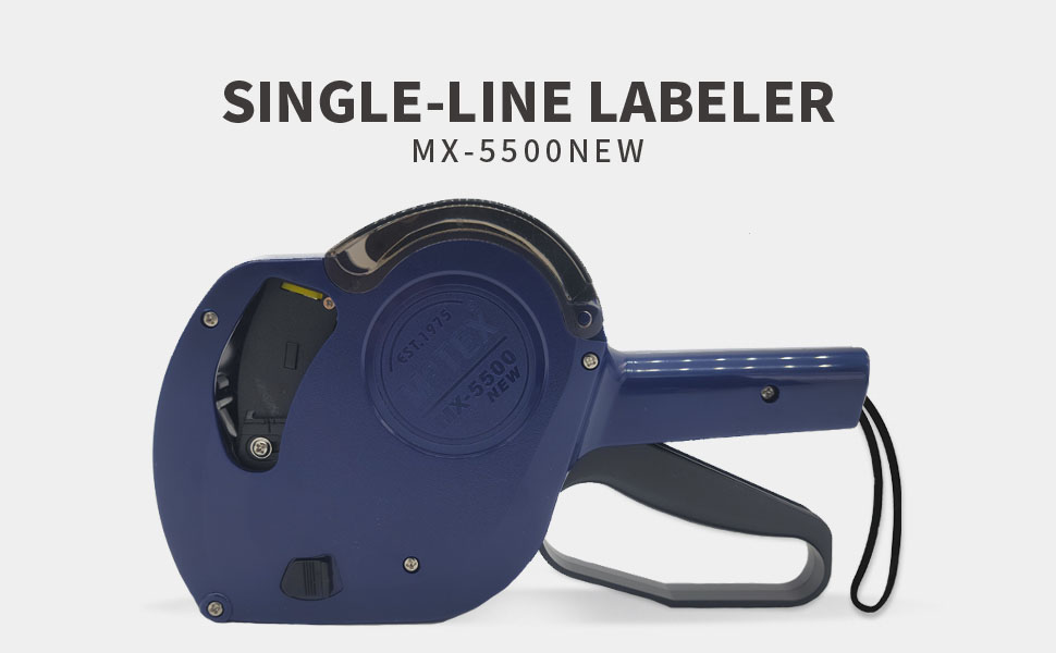 Amazon.com : Motex MX-5500 New Version 1 Line 8 Digits Price Tag Gun – Pre-Loaded 1,000 White ...