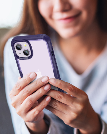 Amazon.com: CENHUFO Privacy for iPhone 14 Plus Case, Full Body Phone Case with Built-in 9H ...