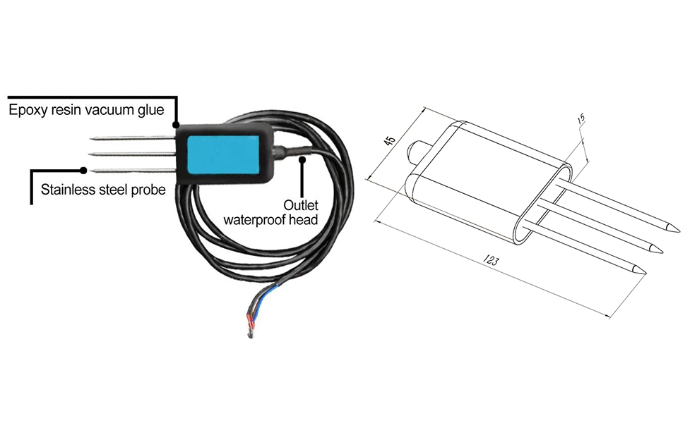 Amazon.com: RS485 Output Soil PH Sensor : Patio, Lawn & Garden