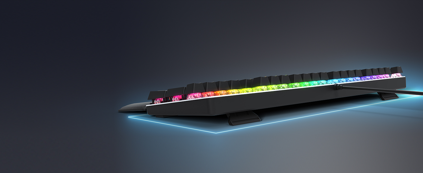 Amazon.com: GAMEPOWER Ogre RGB Mechanical Gaming Keyboard, 104 Full ...