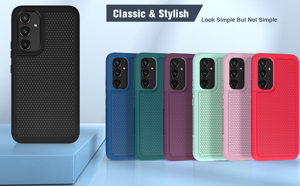 Amazon.com: FNTCASE Funda para Samsung Galaxy A54 5G: doble capa de protección completa a prueba ...