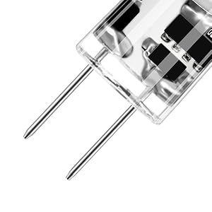 AGOTD G4 LED Bulb, 2W 12V G4 Bi Pin Bulb, G4 20W Halogen Bulb Replacement, Warm White 3000K，No ...