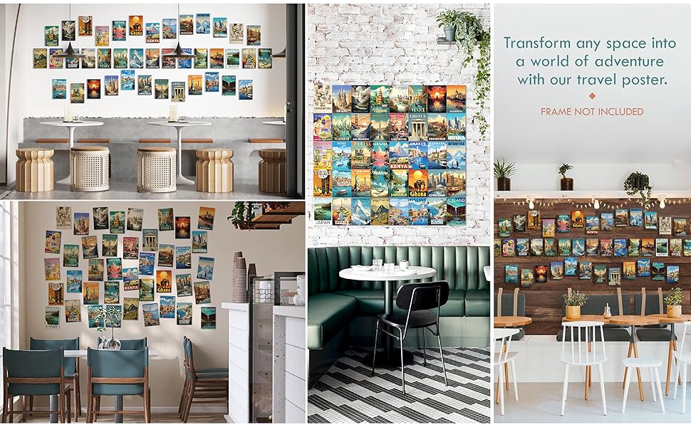 Amazon.com: 97 Decor Vintage Travel Decor For Home - 40 Pcs Vintage ...