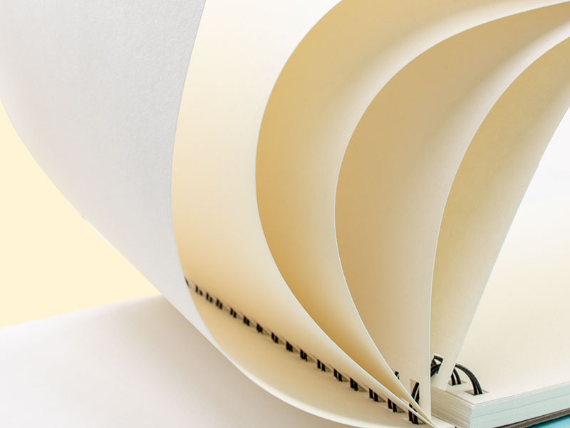 STATIONERY ISLAND Sketch Pad, A5 Sketch Book 180 g/m² Thick Paper, 100 Pages / 50 Sheets Spiral ...