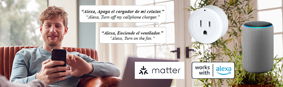 Evolux by Lloyd's Contacto Inteligente Wi-Fi, ACK (Alexa Connect Kit) con Tecnología Matter ...