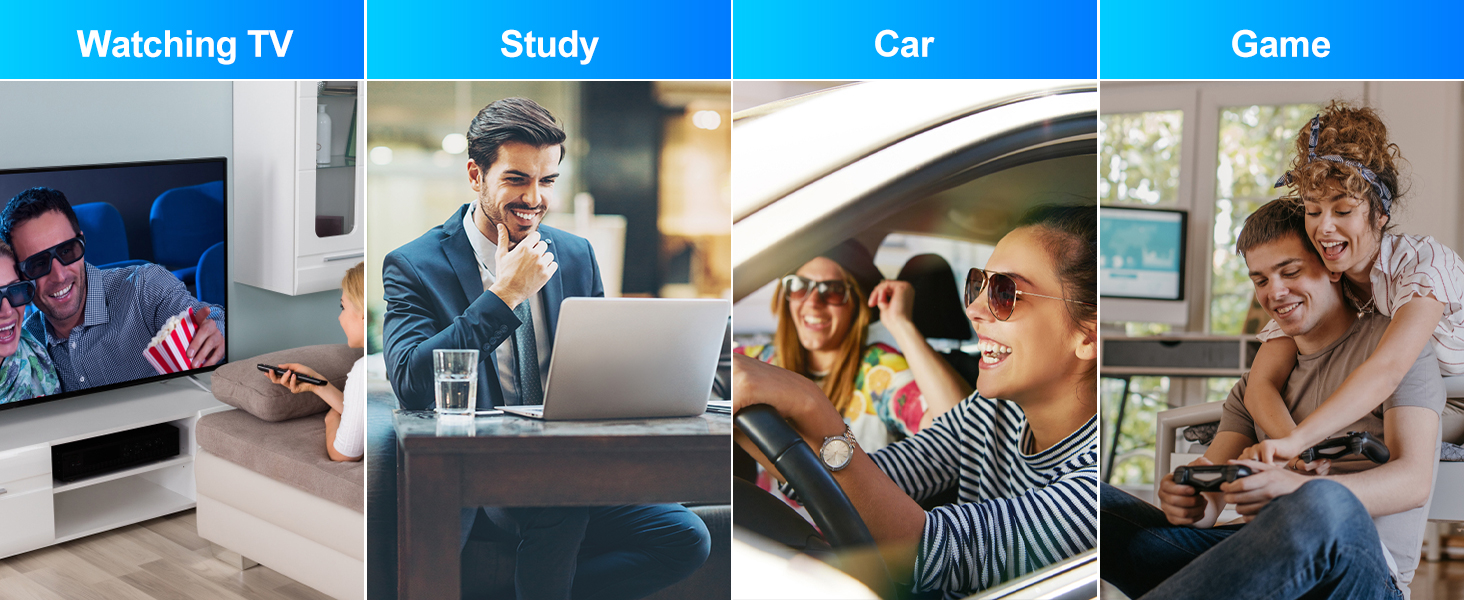 ENUODA USB Stick 32GB 4 Stück USB Speicherstick Rotate Metall Mehrfarbig High Speed USB 2.0 ...