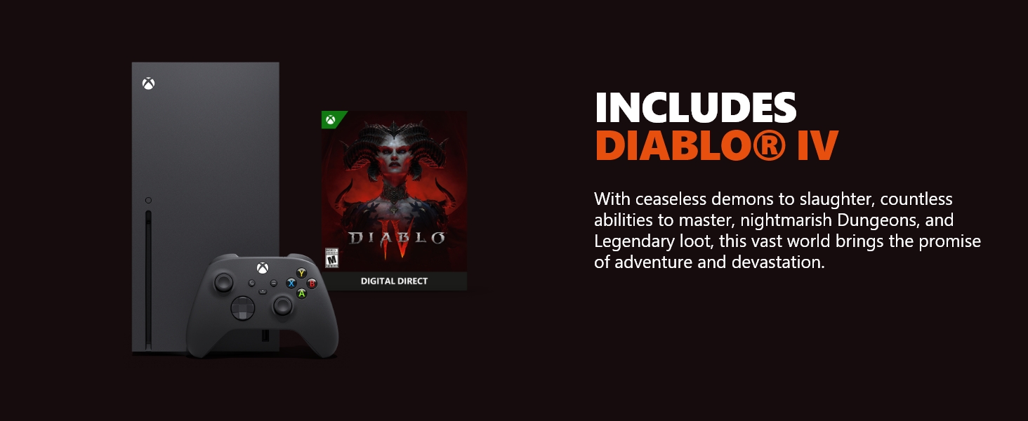 Amazon.com: Xbox Series X - Diablo IV Bundle : Video Games