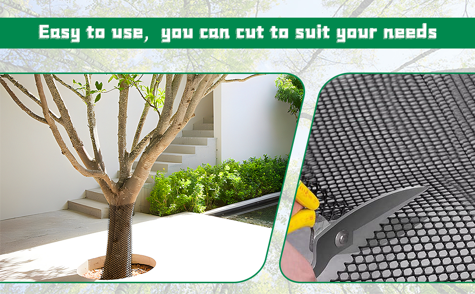 20 Ft Mesh Tree Guard Trunk Protectors- Tree Bark Protector- Flexible ...