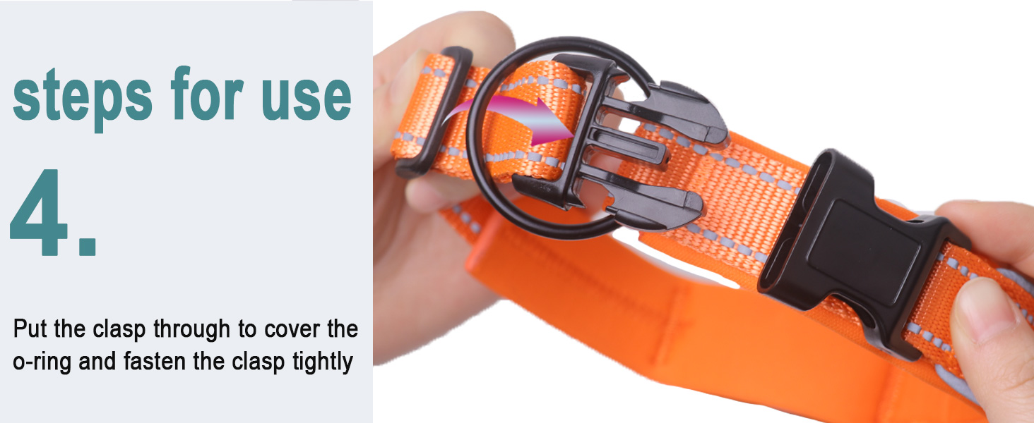 Ytanest Waterproof Airtag Dog Collar, Dog Collar with Apple Air Tag Holder, Reflective Dog ...