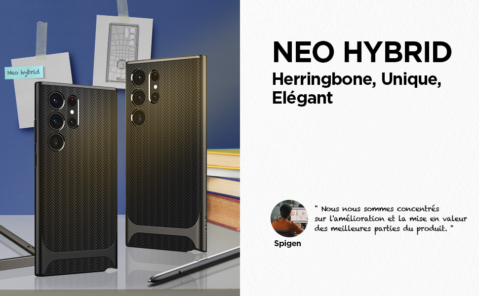 Spigen Neo Hybrid Coque Compatible avec Samsung Galaxy S23 Ultra 5G - Gunmetal : Amazon.fr: High ...