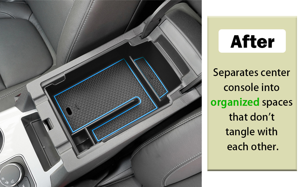 Amazon.com: RUNROAD Upgraded Center Console Organizer Tray Compatible with Chevy Blazer 2025 ...