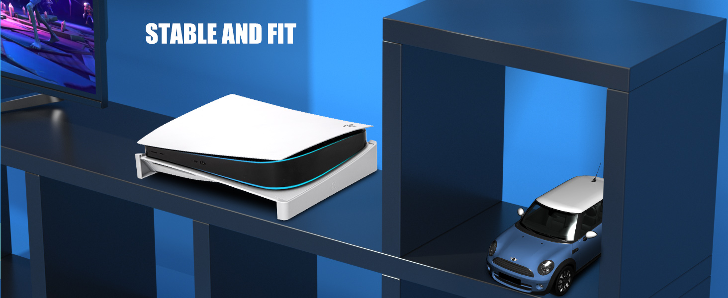 Amazon.com: ECHZOVE PS5 Horizontal Stand, USB HUB for PS5, PlayStation ...