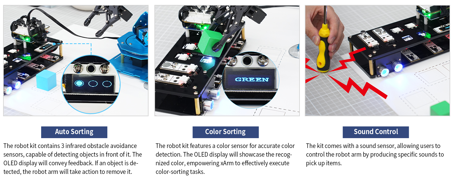 Xarm Uno Robotic Arm 6dof Kit With Secondary Development