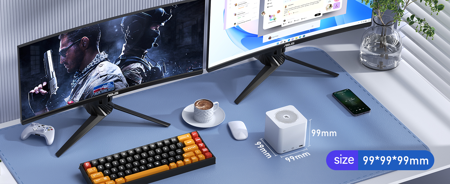 Amazon.com: Beelink ME Mini N150 NAS Mini PC, 12GB LPDDR5, 2TB SSD + 64GB eMMC, 6X M.2 Slots ...