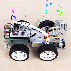 SunFounder Smart Video Robot Car Kit for Raspberry Pi 5/4/3B+/3B/Zero W ...