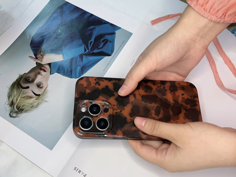 Amazon.com: aaknhen Tortoise Shell Phone Case Compatible for iPhone 16 Pro Max Retro Leopard ...