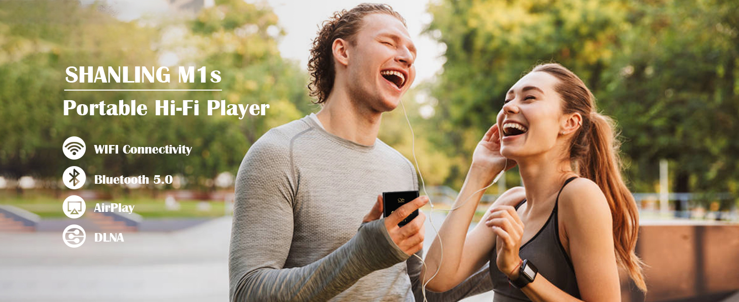 SHANLING M1s HiFi MP3 Player, ES9038Q2M FPGA Full MQA Hi-Res Audio Lossless Player with DSD512 ...