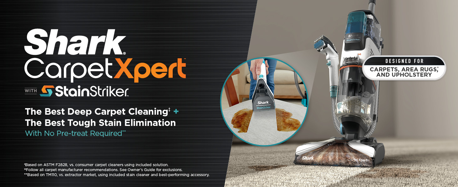 Shark CarpetXpert with StainStriker, Area Rug & Upholstery Cleaner for ...