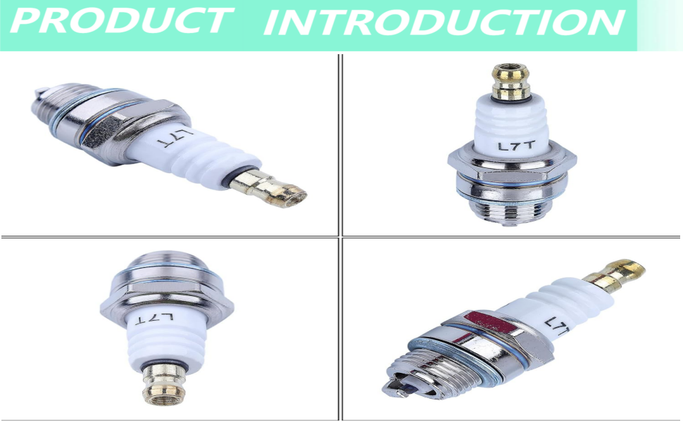 Amazon.com : L7T Spark Plug, RCJ6Y, RCJ7Y, for Husqvarna 33cc 43cc 47cc 49cc 52cc 2-Stroke 2 ...