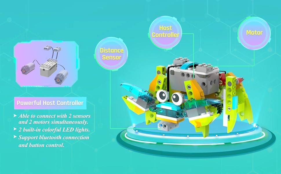 Makerzoid Robot Master Coding - 100+ Robots in 1, Robotics Kit, APP ...