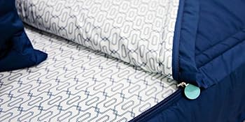 Amazon.com: Beddy's All in One Zipper Bed Set, Bedding Mattress Cover, Minky Lined Sheets and ...