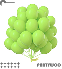 Amazon.com: PartyWoo Lime Green Balloons 127 pcs Different Sizes of 36 18 12 10 5 Inch Neon ...