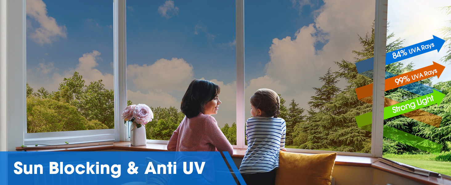 Amazon.com: Coavas One Way Privacy Window Film,Reflective Home Glass Mirror Tint See Out Not in ...