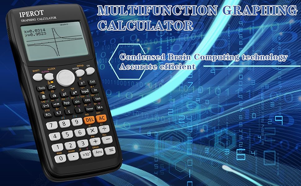 Amazon.com : Scientific Calculators with Graphing Calculator, IPEROT Scientific Calculators 10 ...