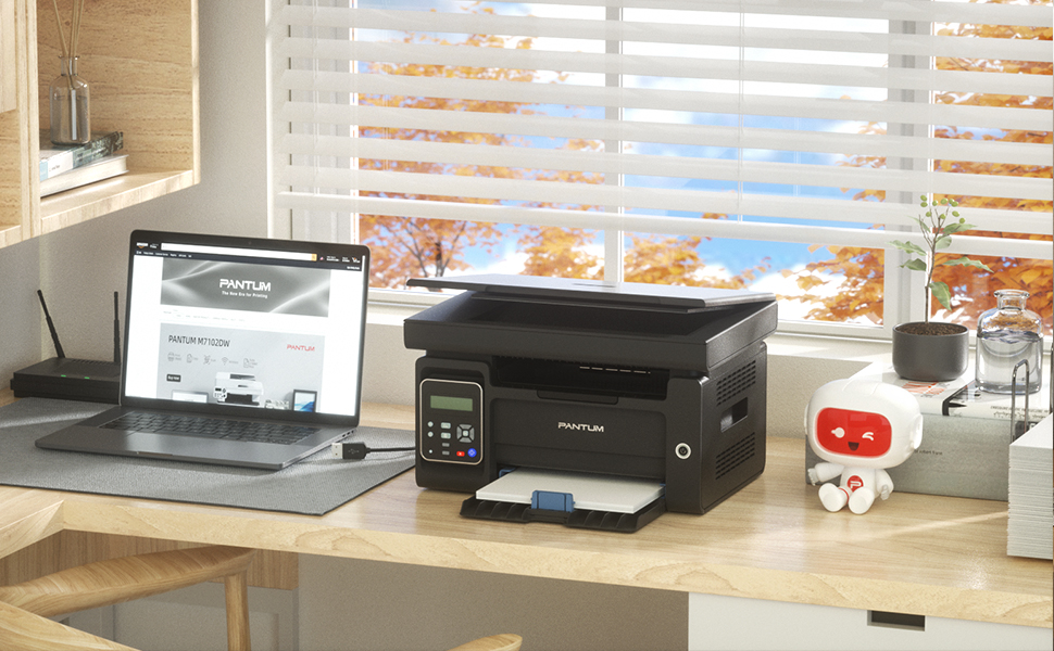 PANTUM M6500NW Stampante Laser Multifunzione Wi-Fi, Duplex Manuale in ...