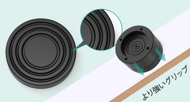 Amazon.co.jp: 洗濯用防振ゴム DEWEL かさ上げ台 9cm 高さ調整 12点セット ブラック 継ぎ足し 底上げ 置き台 冷蔵庫 ソファー テーブル こたつ ベッドの高さあげ ...