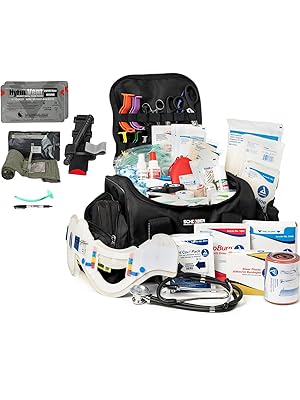Amazon.com: Scherber Fully-Stocked First Responder Bag | Professional EMT/EMS Trauma & Bleeding ...