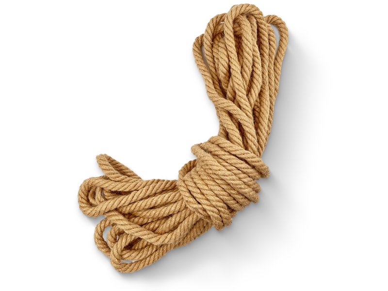 Natural Hemp Rope (1 in X 50 Ft) Twisted Manila Rope Thick Jute Rope ...