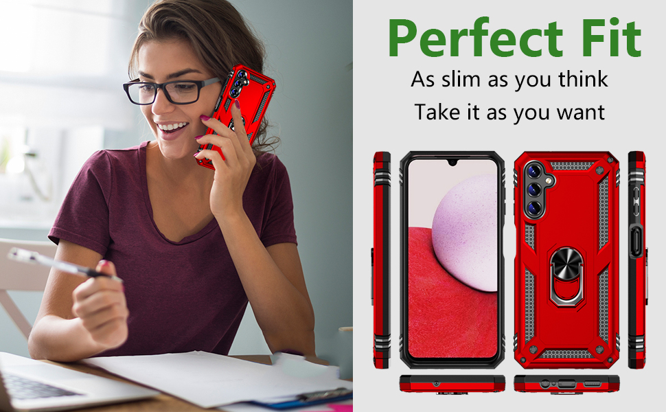 Amazon.com: Dionsibei Military Grade Drop Impact for Samsung Galaxy A14 5G Case Galaxy A14 Case ...