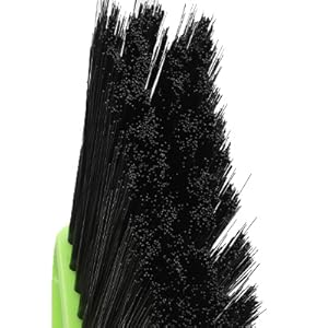 Amazon.com: Soft Bristles Green Angle Broom Long Handle Indoor Broom ...