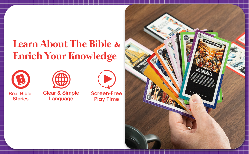 Amazon.com: FAITH QUEST - Bible Card Game - Christian Trivia Game for ...