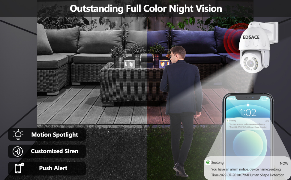 Amazon.com : 5MP poe security camera outdoor, Power over ethernet Speed Dome Camera with 2 way ...