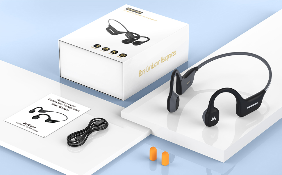Amazon.com: EARTEANA Wireless Bone Conduction Headphones, Bluetooth ...