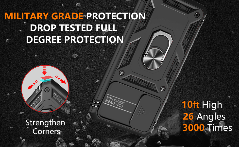 Amazon.com: Fucozan Military Grade Case for Samsung Galaxy A52 5G/4G With Kickstand Ring Holder ...