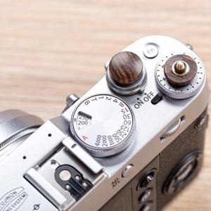 VKO Wood Soft Shutter Release Button Compatible with Fujifilm X-T30 X-T3 X100F X-T20 X-PRO2 X30 ...