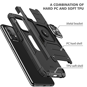 Amazon.com: Galaxy A52 Case, Samsung Galaxy A52 Case with HD Screen Protector, HNHYGETE ...