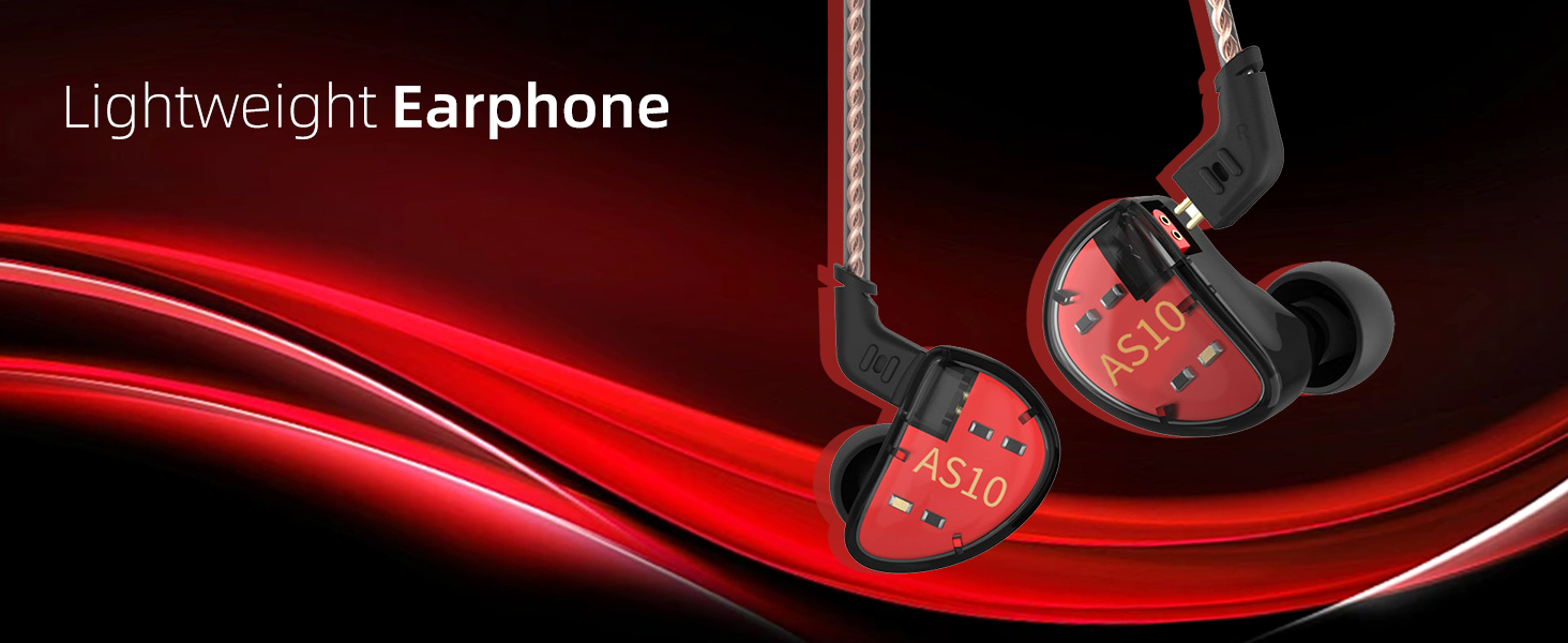 Amazon.com: KZ AS10 in Ear Monitor Earbuds Headphone, Pure 5 Balanced Armature 5BA KZ Earbuds ...