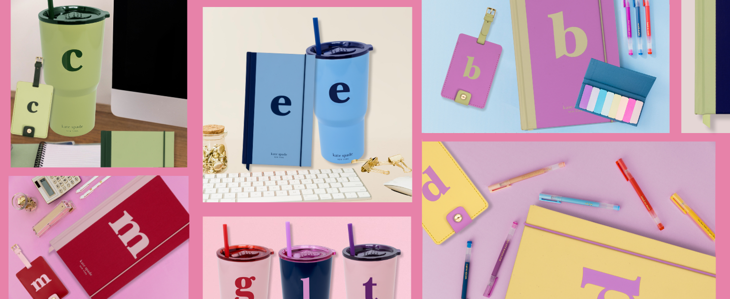 Amazon.com: Kate Spade New York Leatherette Luggage Tag with Secure Strap, Colorful Suitcase ...