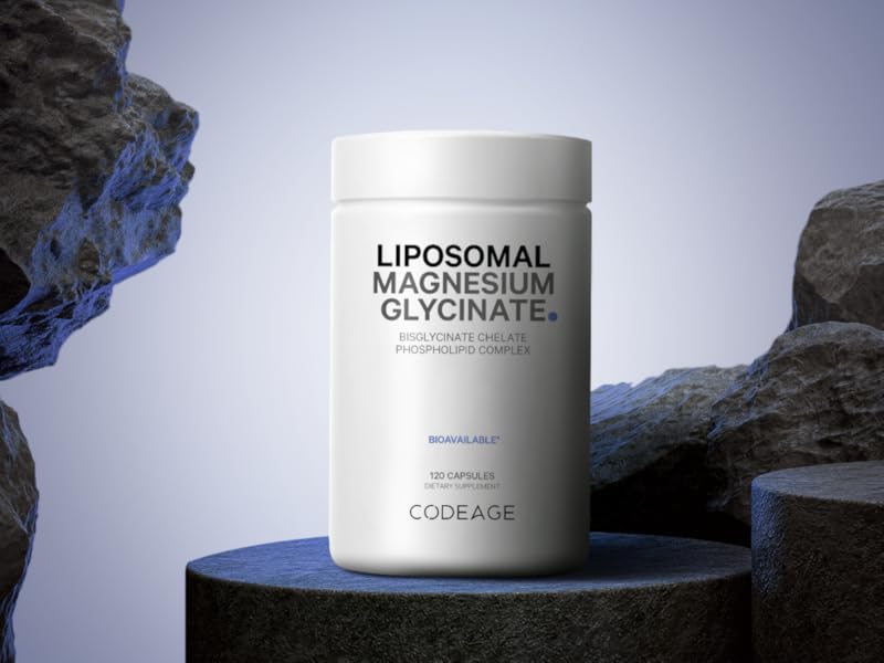 Amazon.com: Codeage Liposomal Magnesium Glycinate Supplement - Magnesium Bisglycinate Pills ...