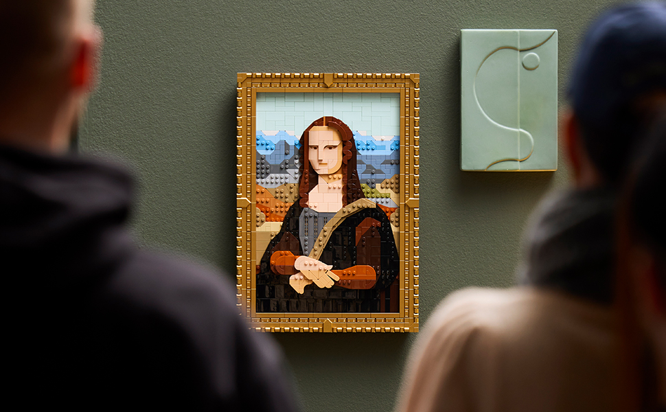 LEGO® Art Mona Lisa Cuadro: Set de construcción para Adultos, Obra de Leonardo da Vinci, Idea de ...